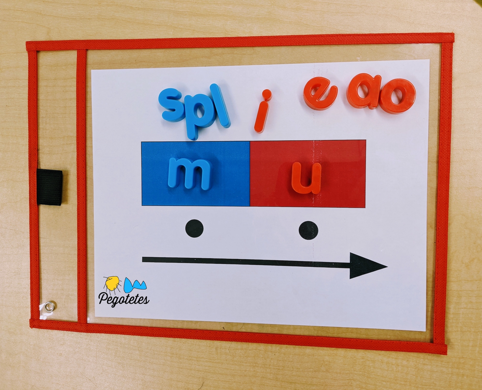 Leer sílabas con las Cajas de Elkonin y Plantilla gratis - Pegotetes